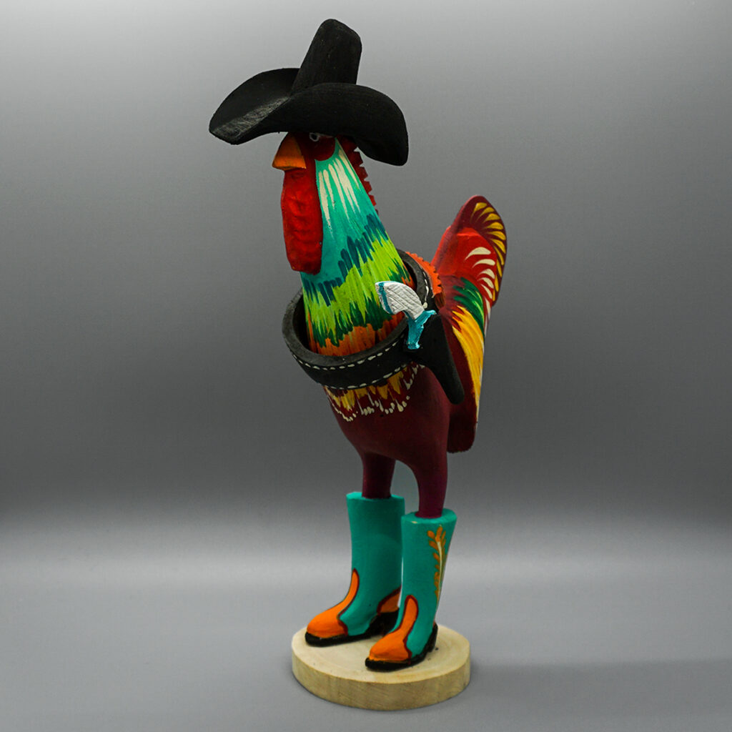 GUNSLINGER ROOSTER WEARING COWBOY BOOTS & HAT by MATTHEW YELLOWMAN ...